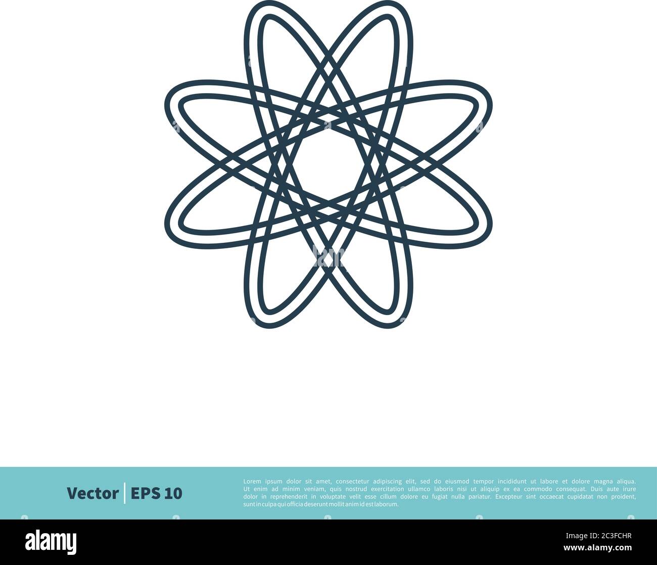 Atom Nuclear Icon Vector Logo Template Illustration Design. Vector EPS ...