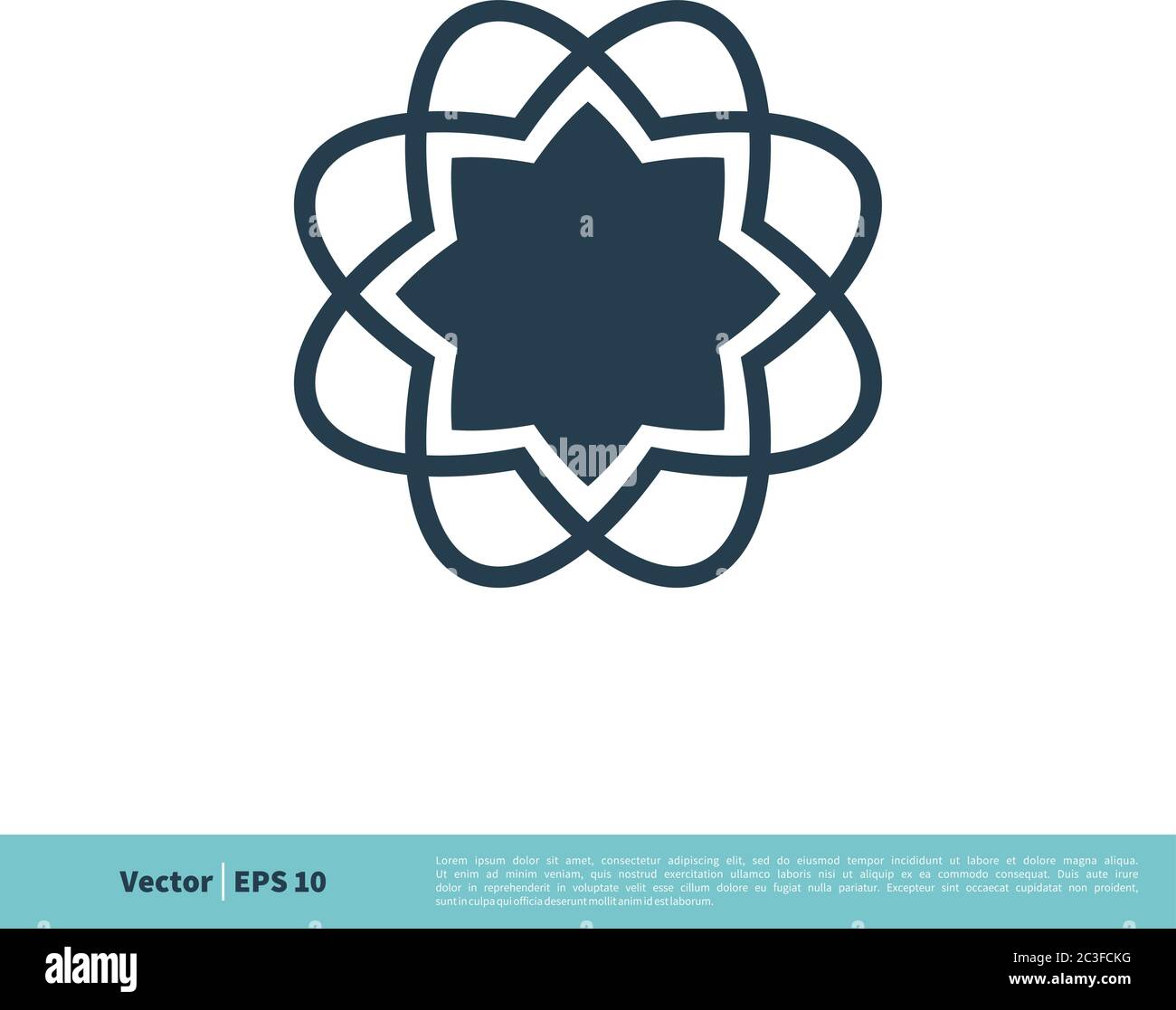 Atom Nuclear Icon Vector Logo Template Illustration Design. Vector EPS ...