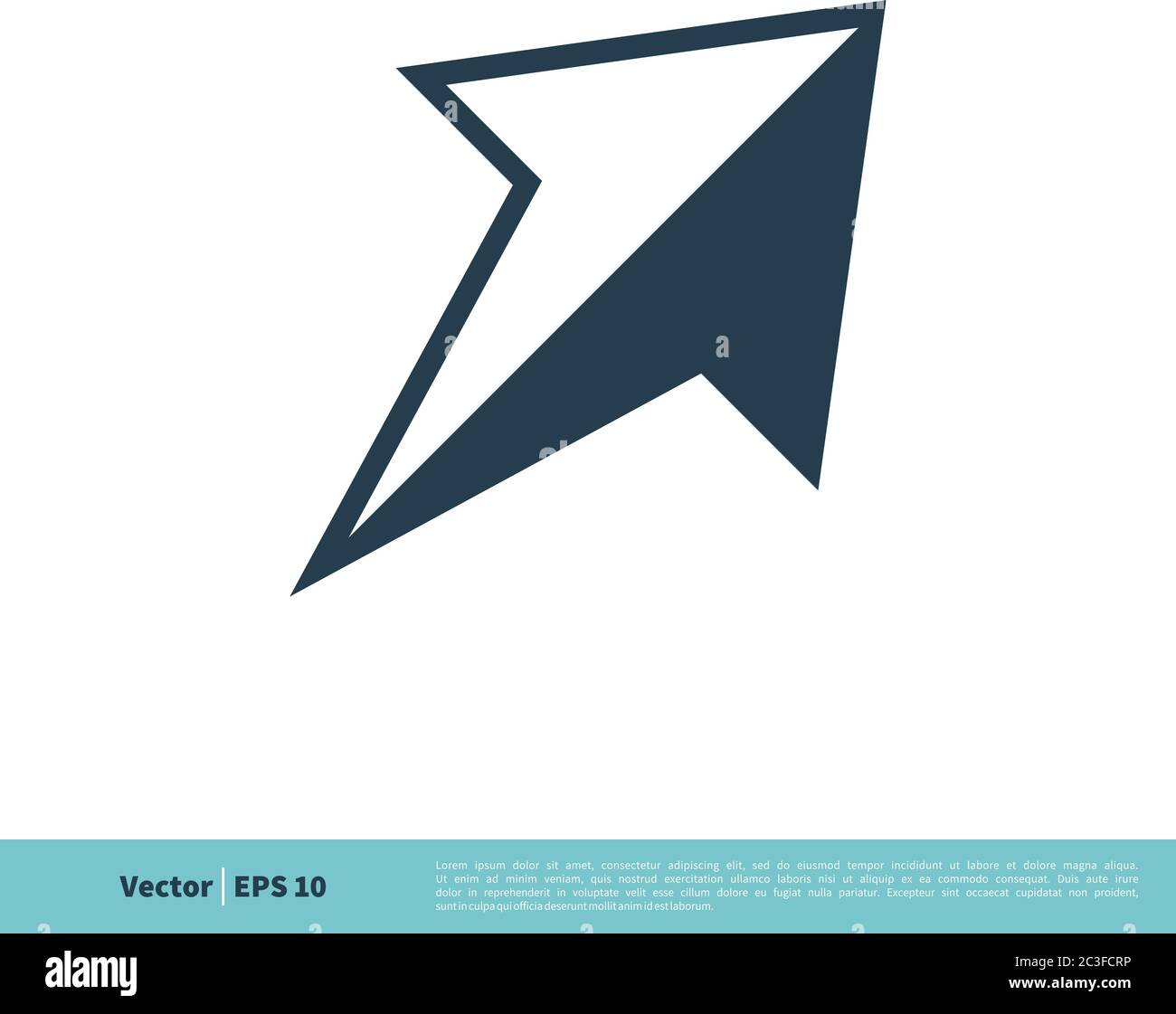 Arrow Pointer Icon Vector logo Template Illustration Design. Vector EPS ...