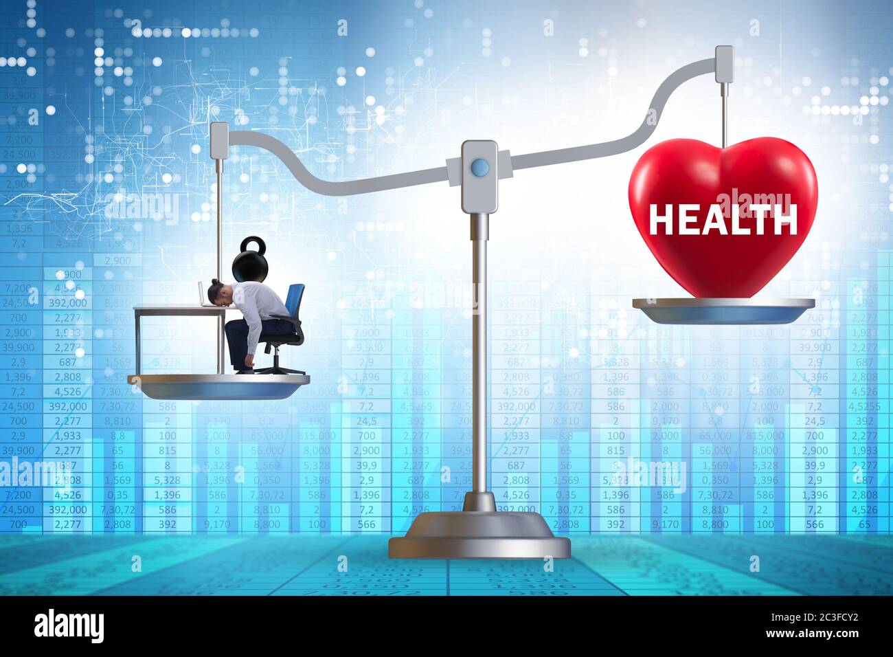 Healthcare concept balance between hi-res stock photography and images ...