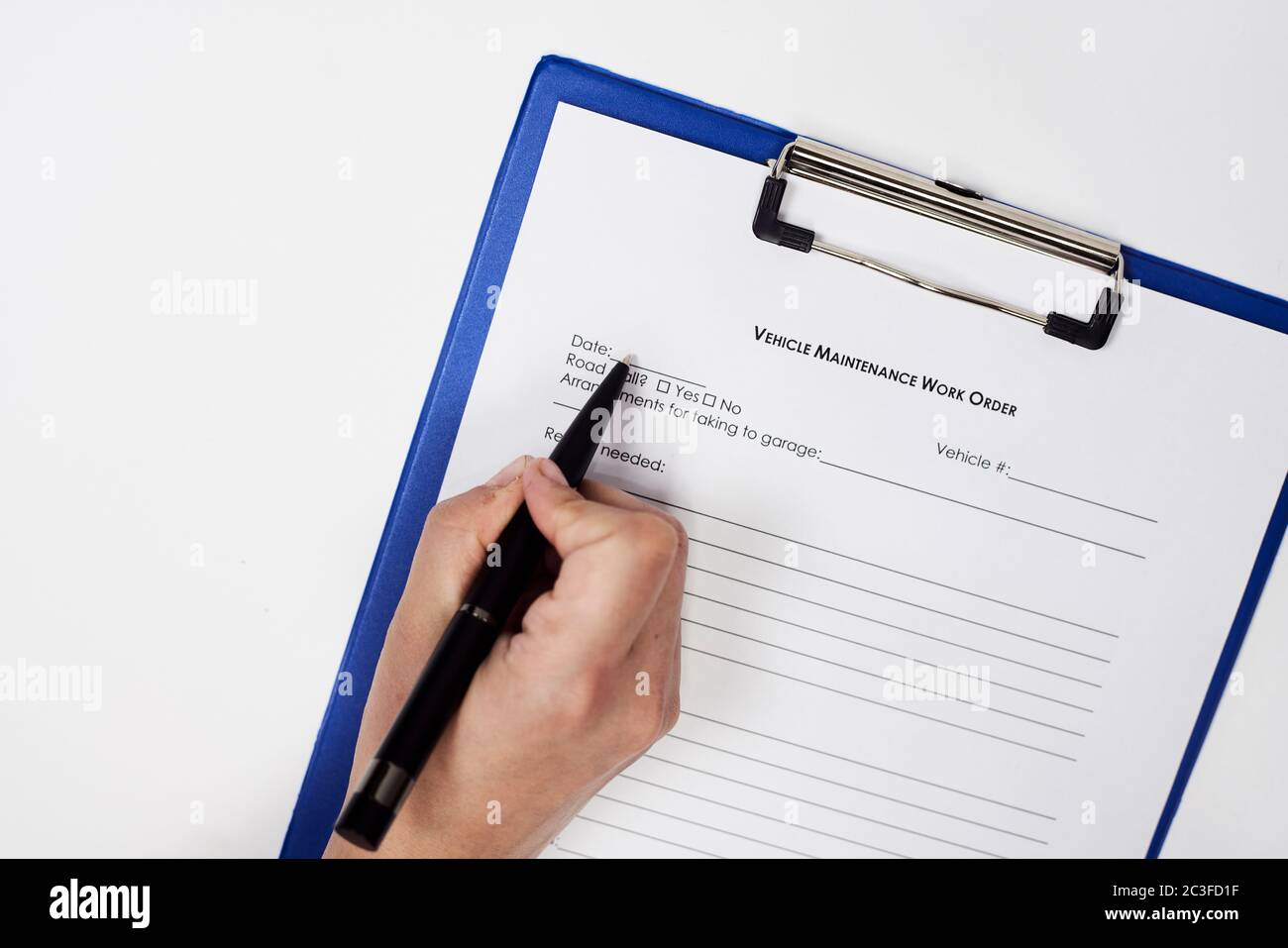 Vehicle maintenance work order. Auto Repair Work or Vehicle Service ...