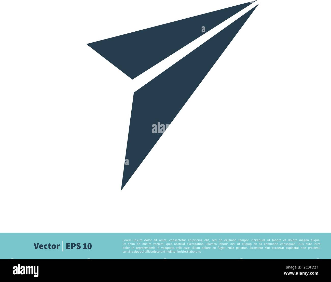 Abstract Paper Plane Arrow Icon Vector Logo Template Illustration ...