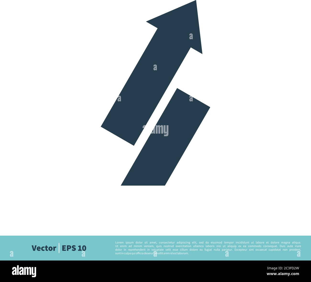 Up Arrow Icon Vector Logo Template Illustration Design. Vector EPS 10 ...