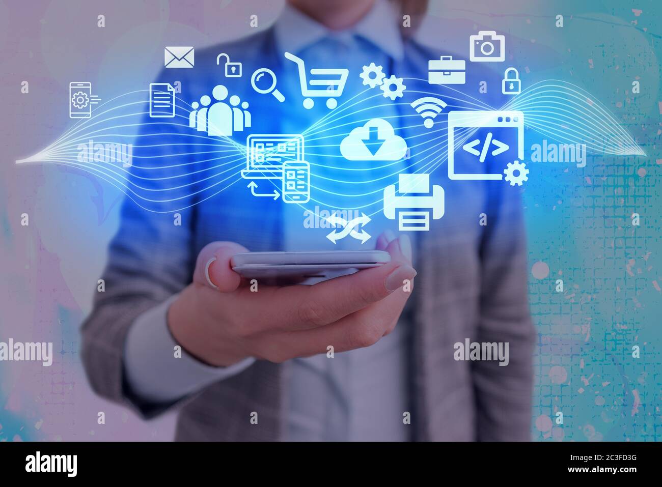 Information Digital Technology Network Connection Infographic Elements ...