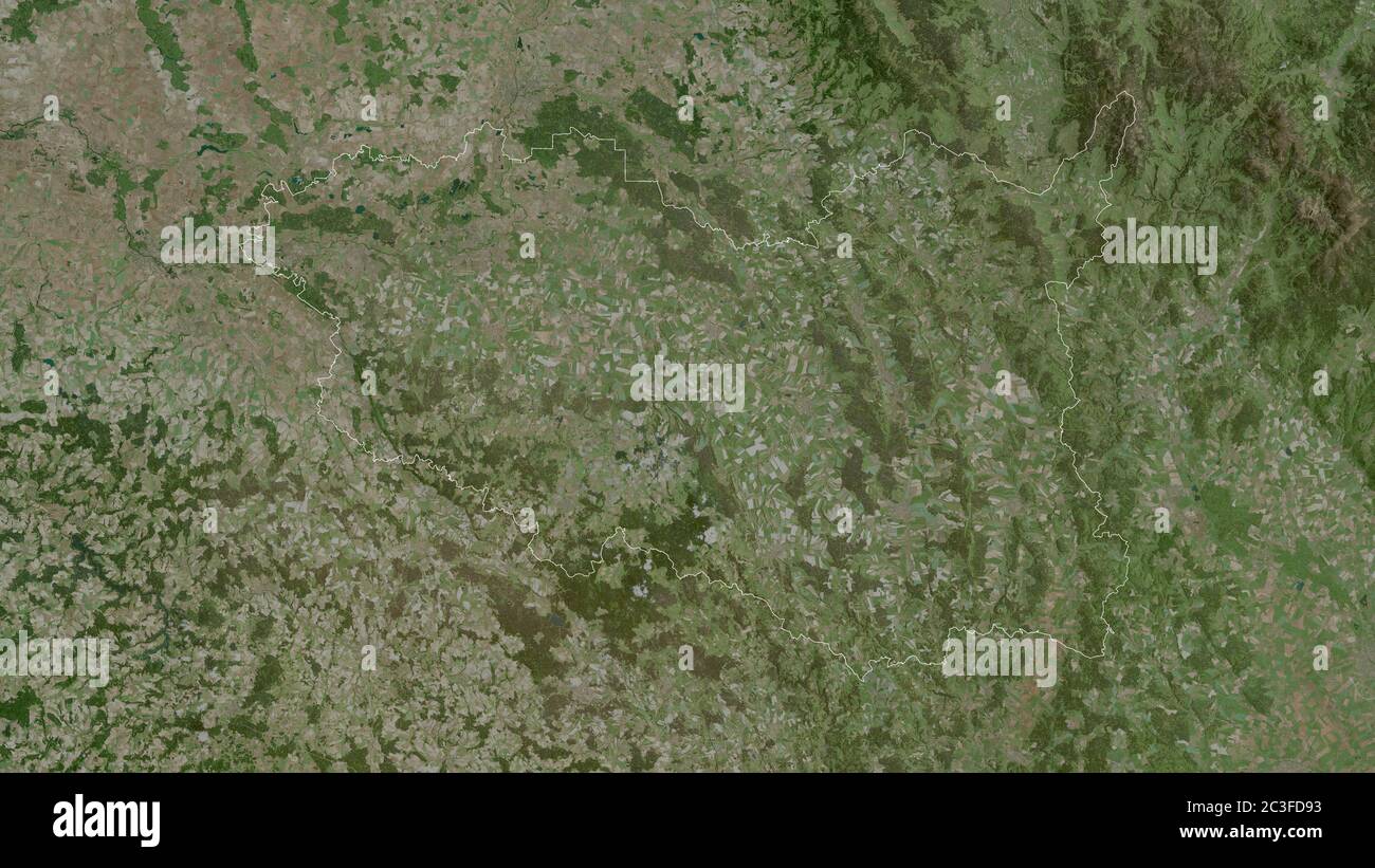 Pardubicky outline map hi-res stock photography and images - Alamy
