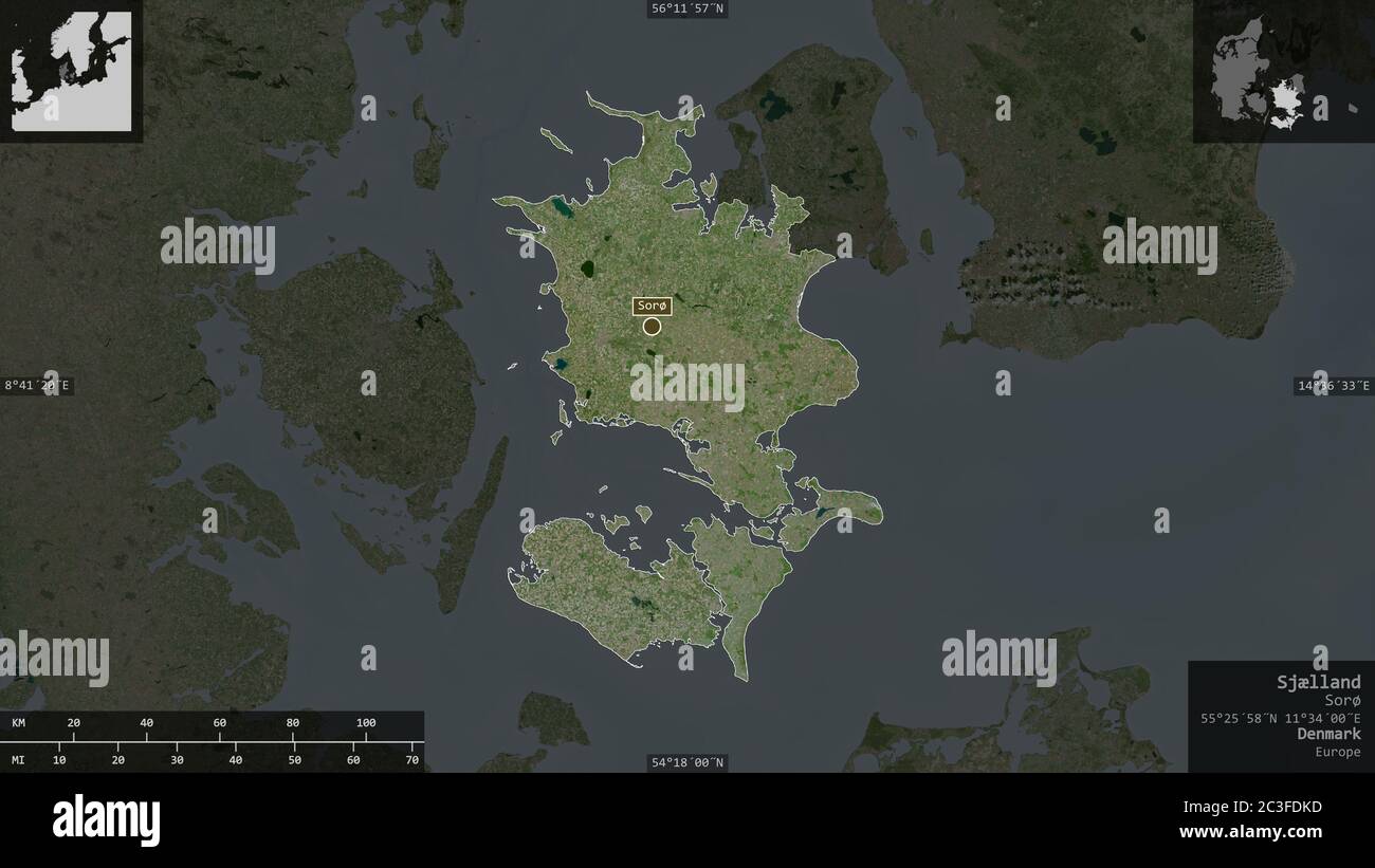 Copenhagen map satellite view denmark hi-res stock photography and ...