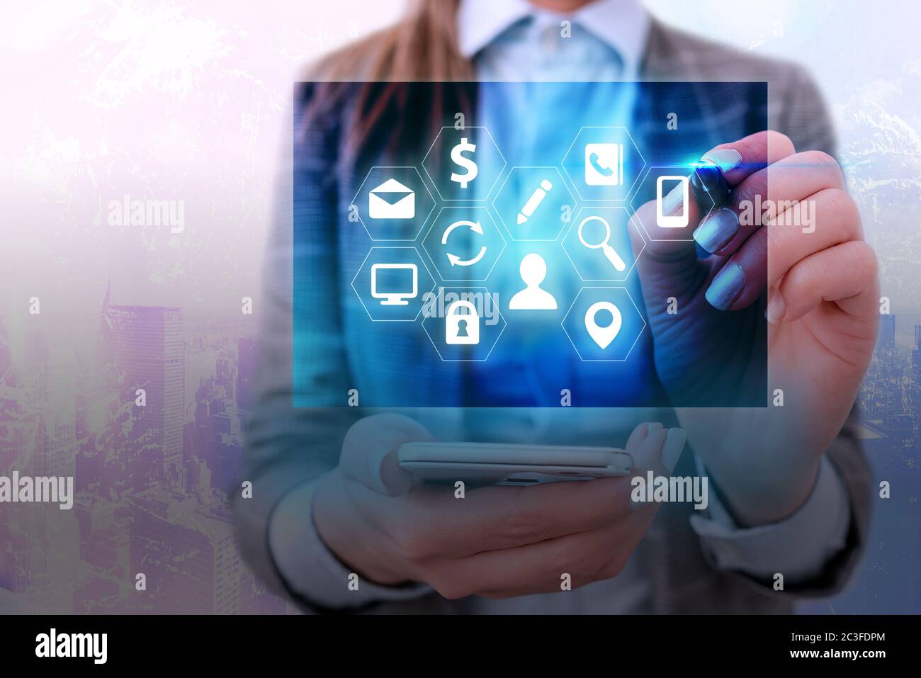 Information Digital Technology Network Connection Infographic Elements ...