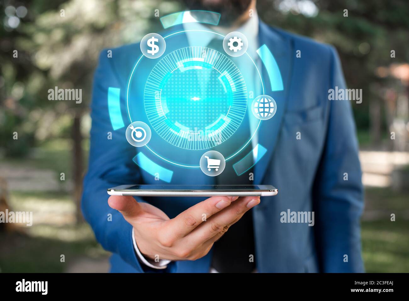 Information Digital Technology Network Connection Infographic Elements ...