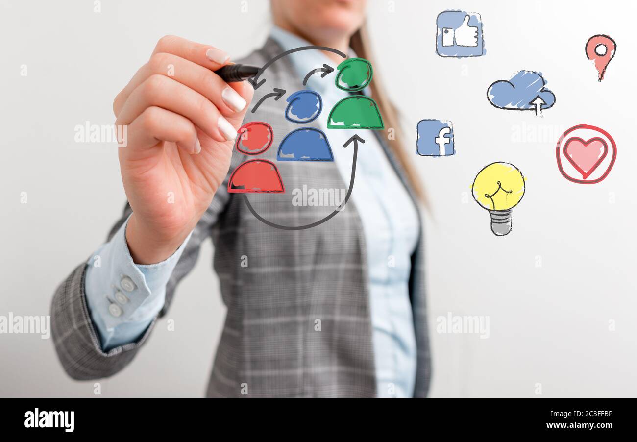 Free Sketch Of Digital Technology Information With Infographic Element ...