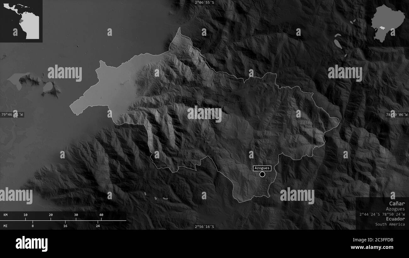 Cañar ecuador map hi-res stock photography and images - Alamy