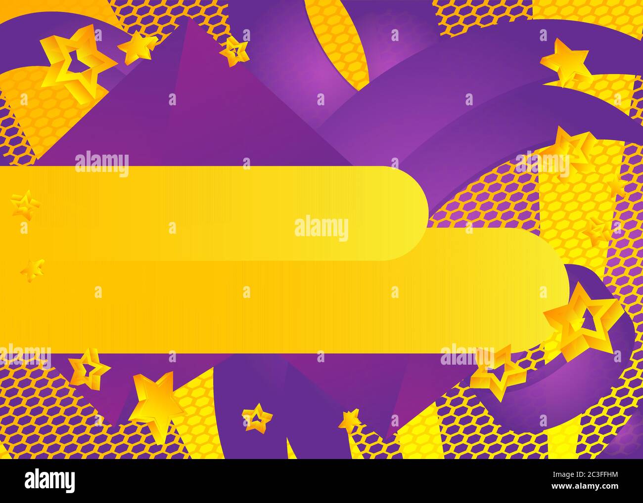 Modern graphic for message board with geometric elements, abstract ...