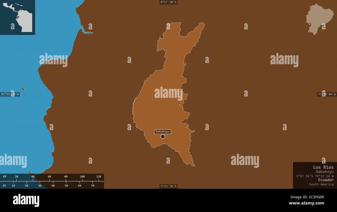 Map of ecuador los rios hi-res stock photography and images - Alamy