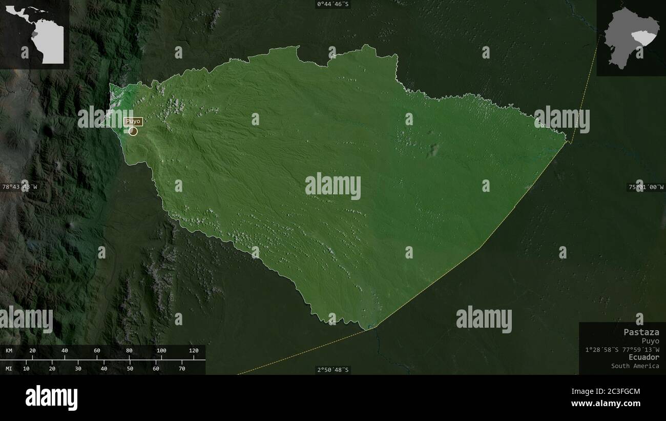 Pastaza map hi-res stock photography and images - Alamy
