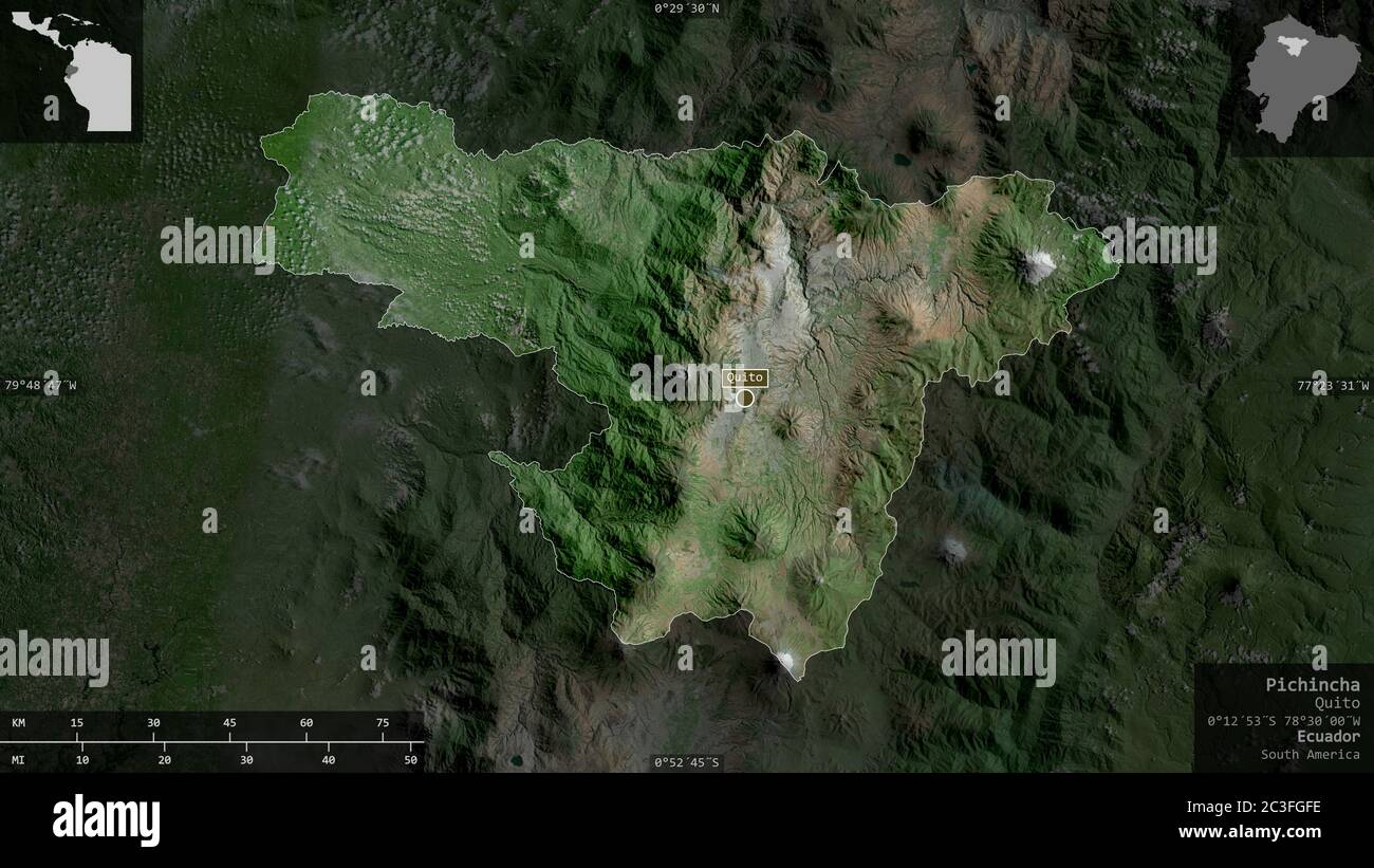 Map of ecuador pichincha hi-res stock photography and images - Alamy