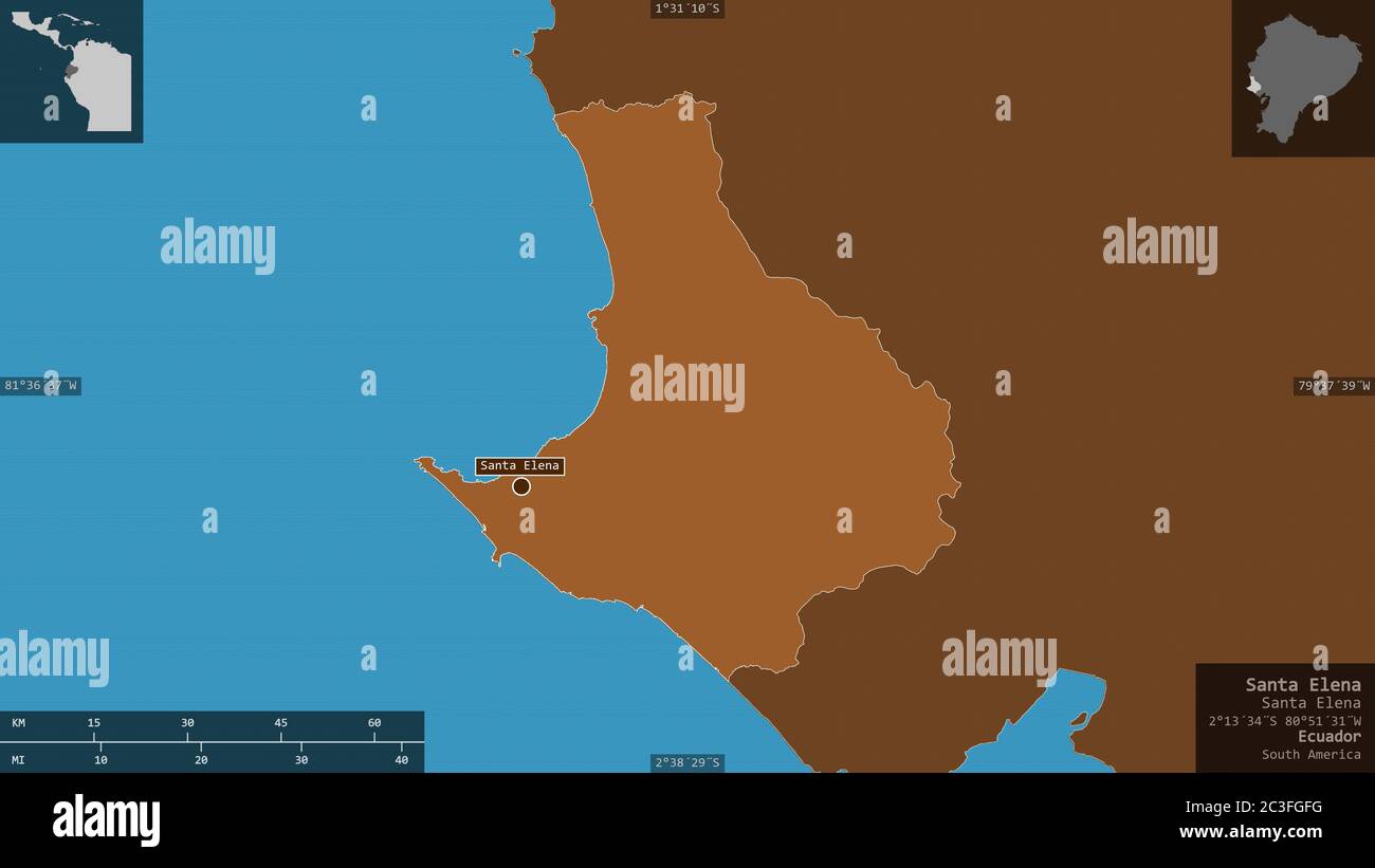 Map of ecuador santa elena hi-res stock photography and images - Alamy