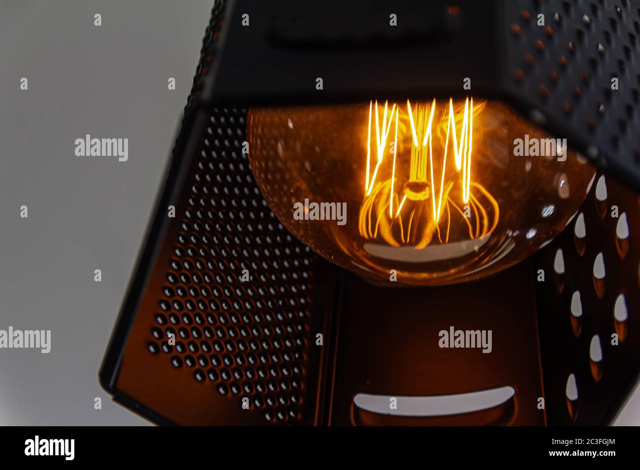 Light Bulb Filament Yellow High Resolution Stock Photography and Images ...