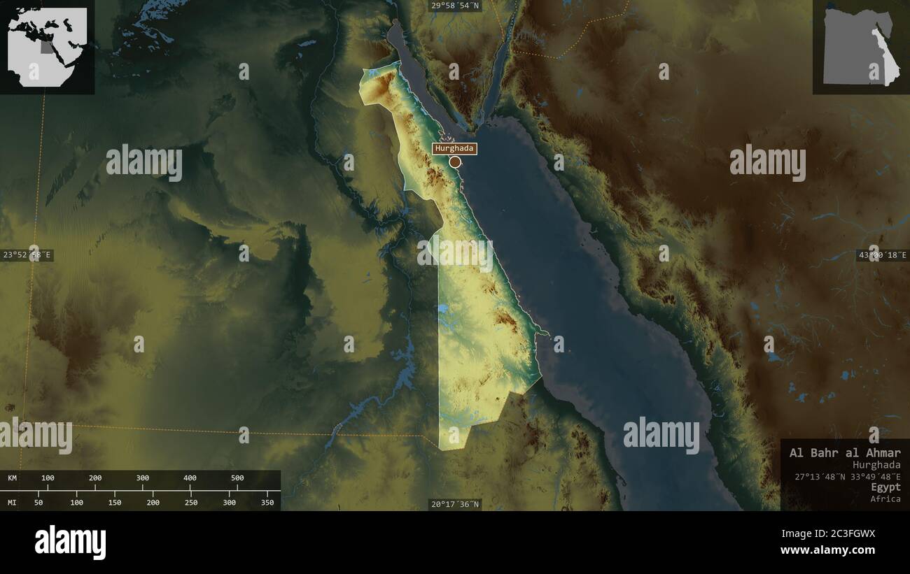 Al bahr al ahmar map hi-res stock photography and images - Alamy