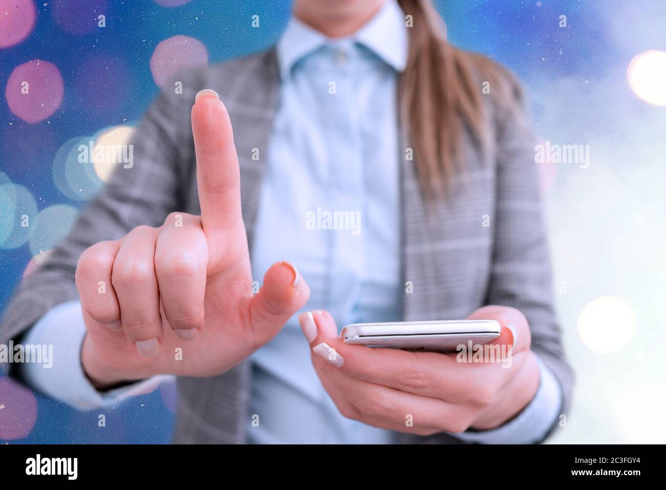 Touching Screen Digital Application Marking Important Details In ...