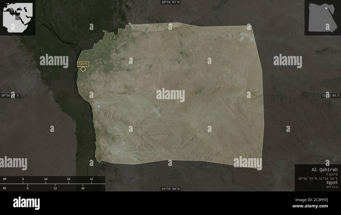Al qahirah outline map hi-res stock photography and images - Alamy