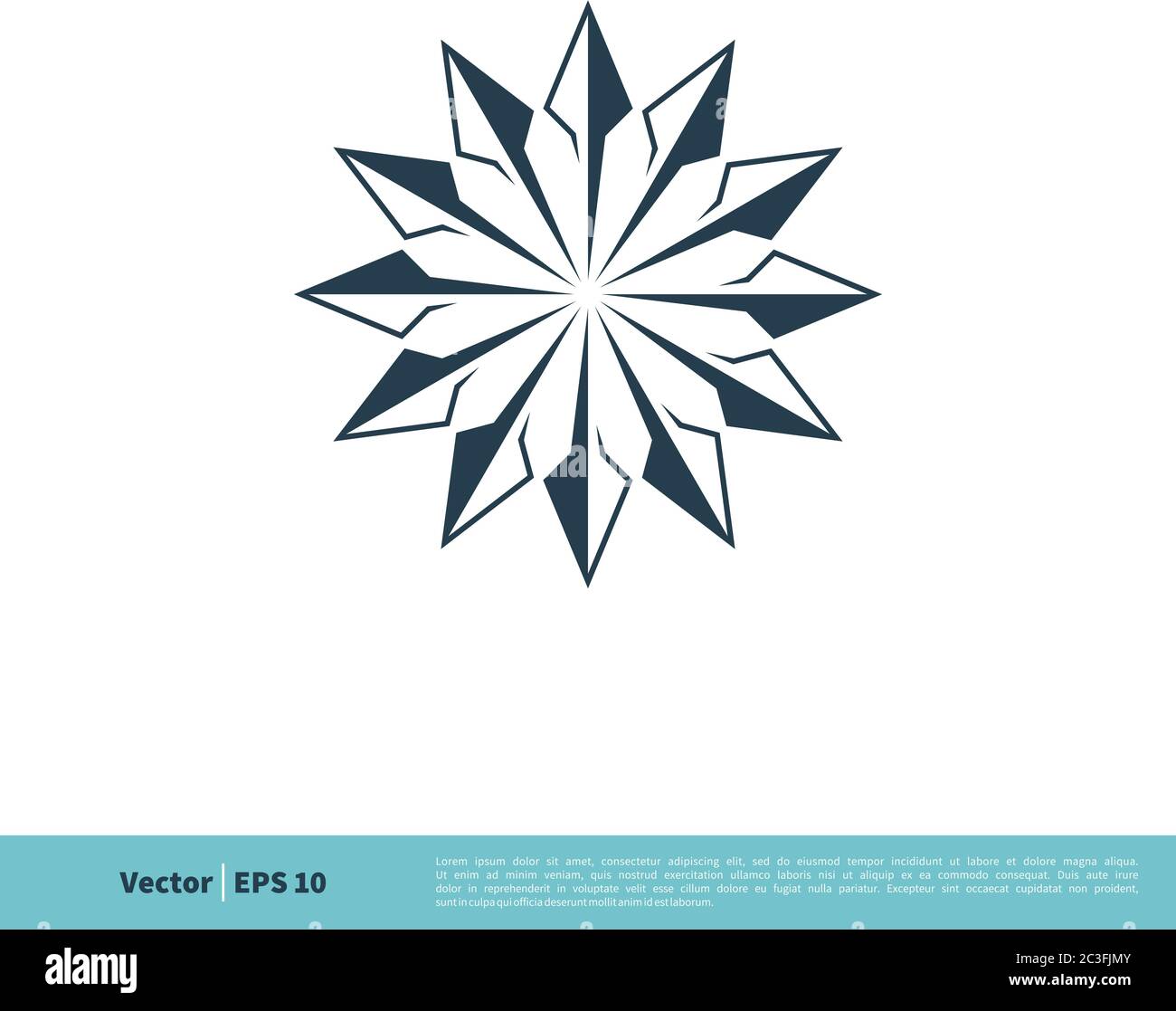 Star Ornamental Mandala Icon Vector Logo Template Illustration Design ...