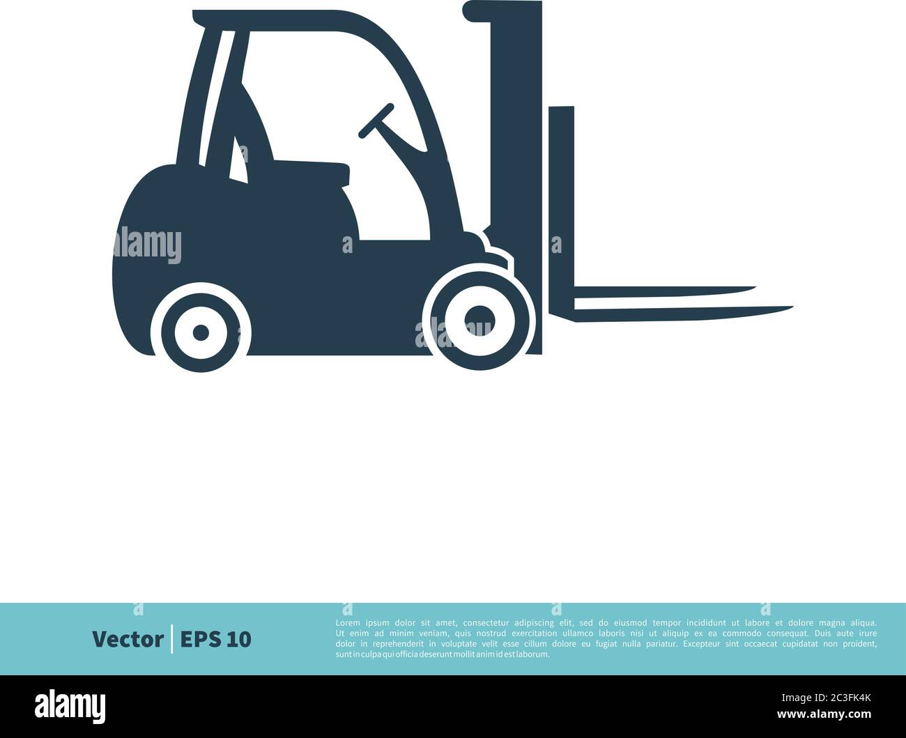 Forklift vector vectors hi-res stock photography and images - Alamy