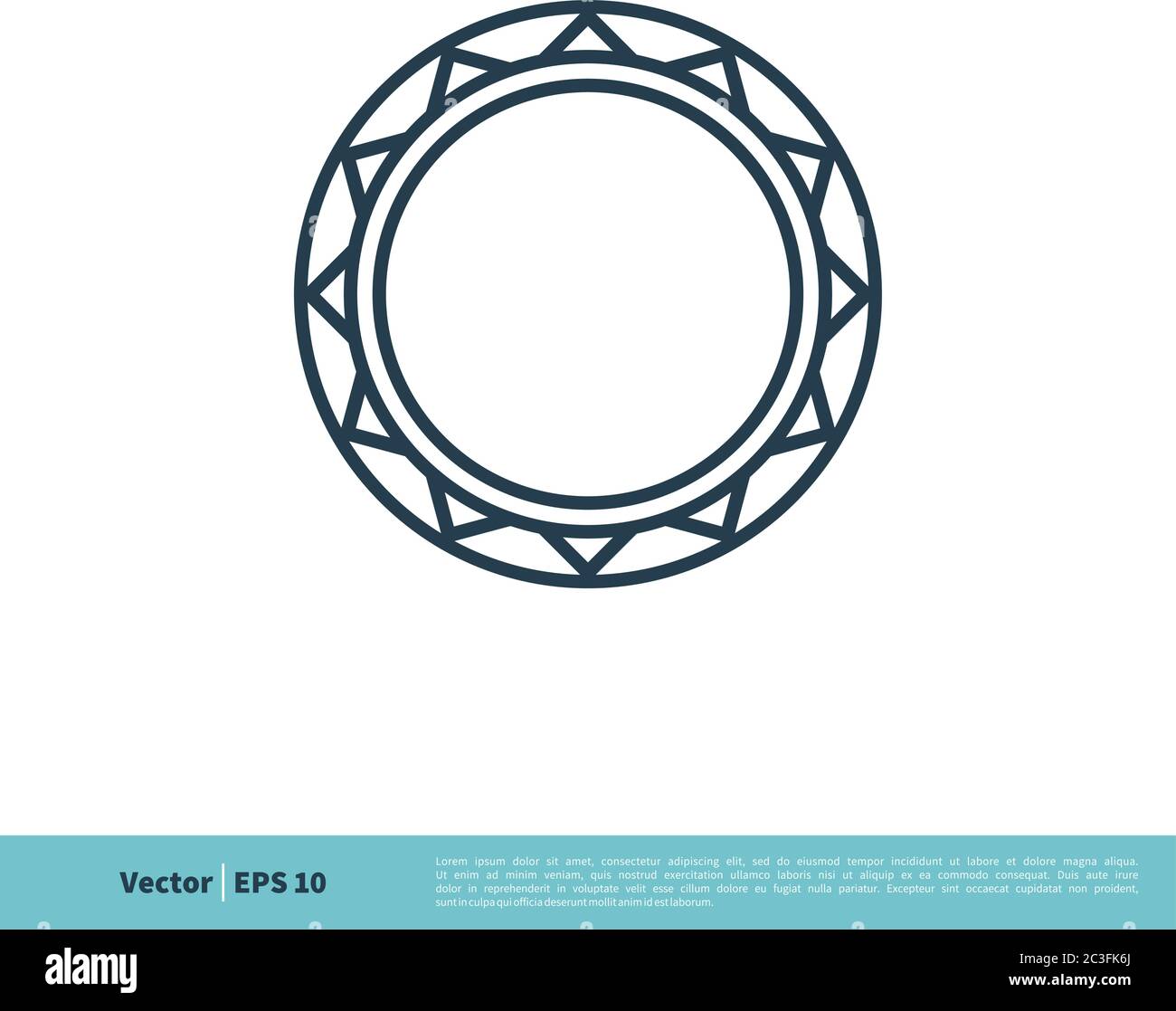 Circle Ornamental Tribal Icon Vector Logo Template Illustration Design ...