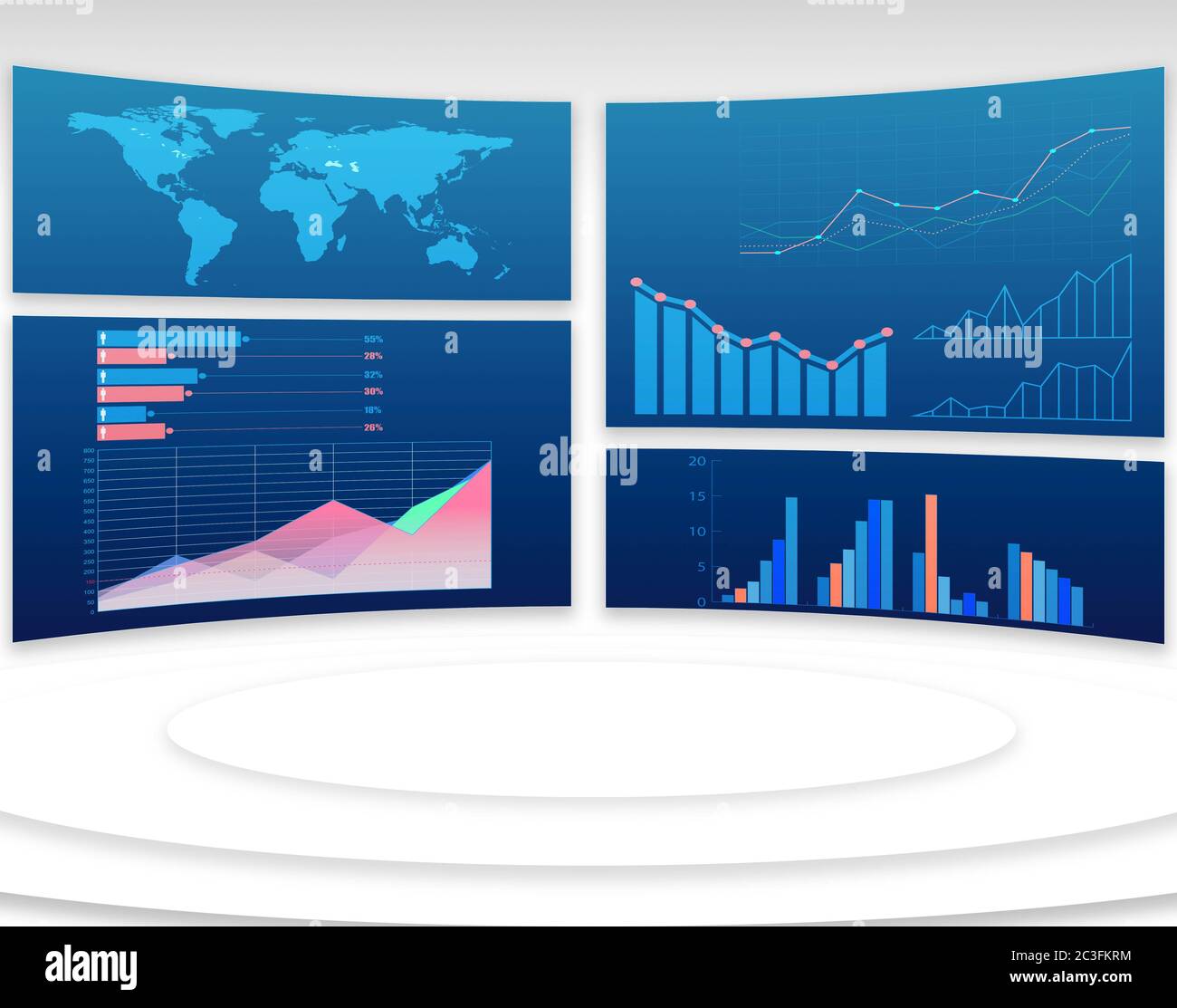 Infographics exchange statistics business hi-res stock photography and ...