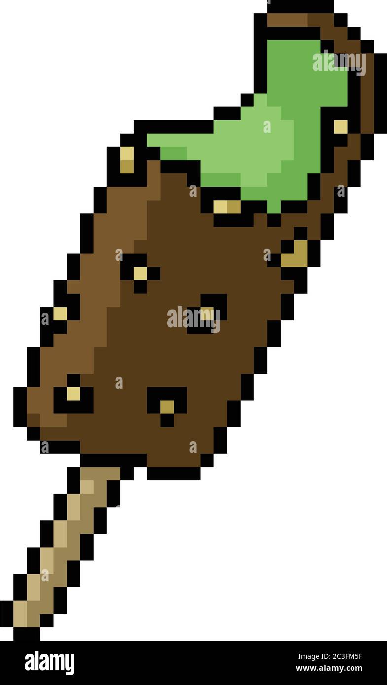 Minecraft Steak Pixel Art