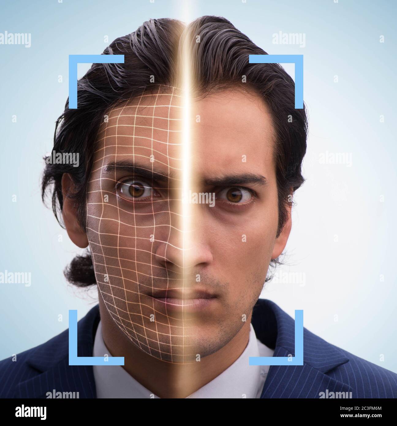 Concept of face recognition software and hardware Stock Photo - Alamy
