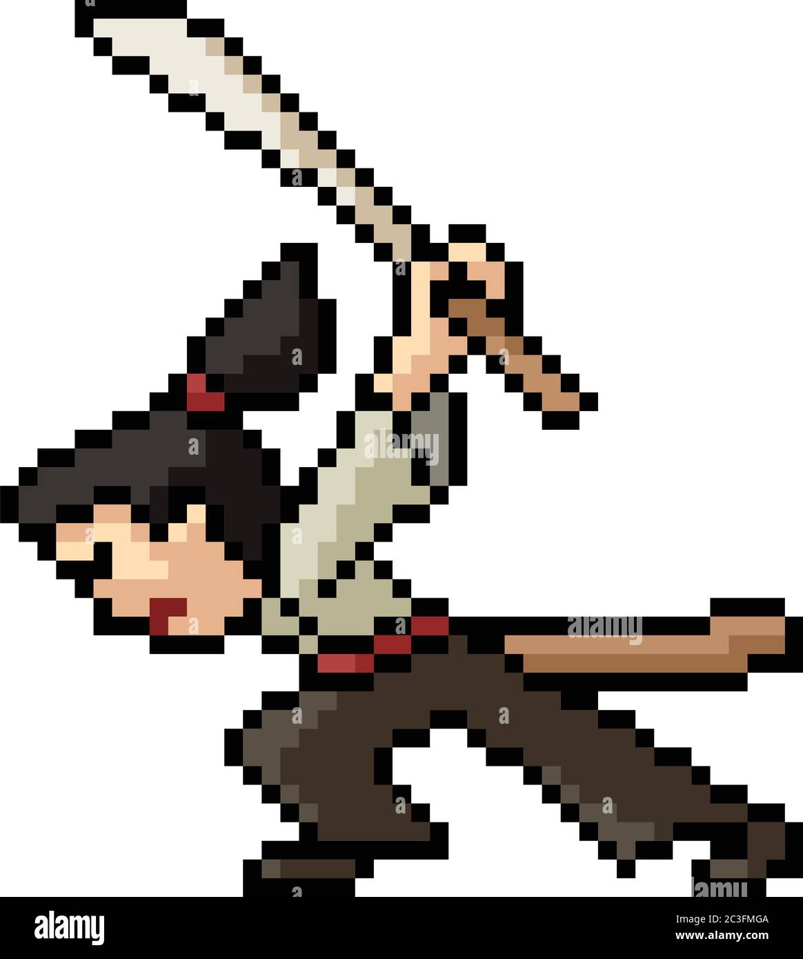 Samurai play Stock Vector Images - Alamy