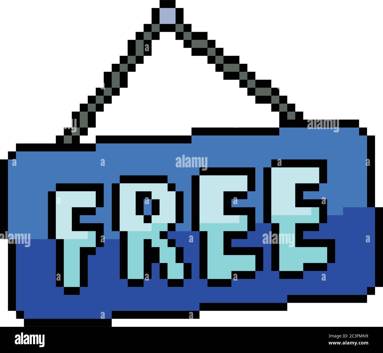 Pixel sign board Stock Vector Images - Alamy