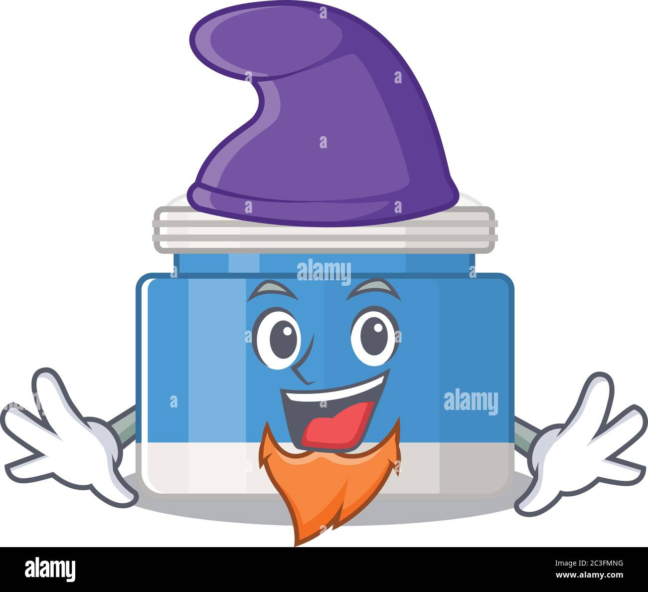 An adorable cartoon design of moisturizer cream as an Elf fairytale ...