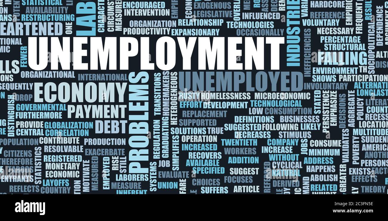 Unemployment Rates Due to Coronavirus Pandemic Economic Effects Stock ...