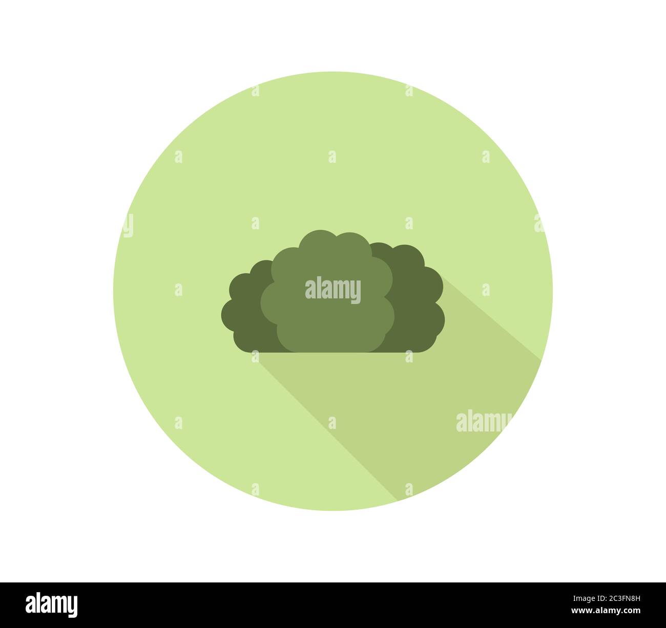 bush icon illustrated in vector on white background Stock Photo - Alamy