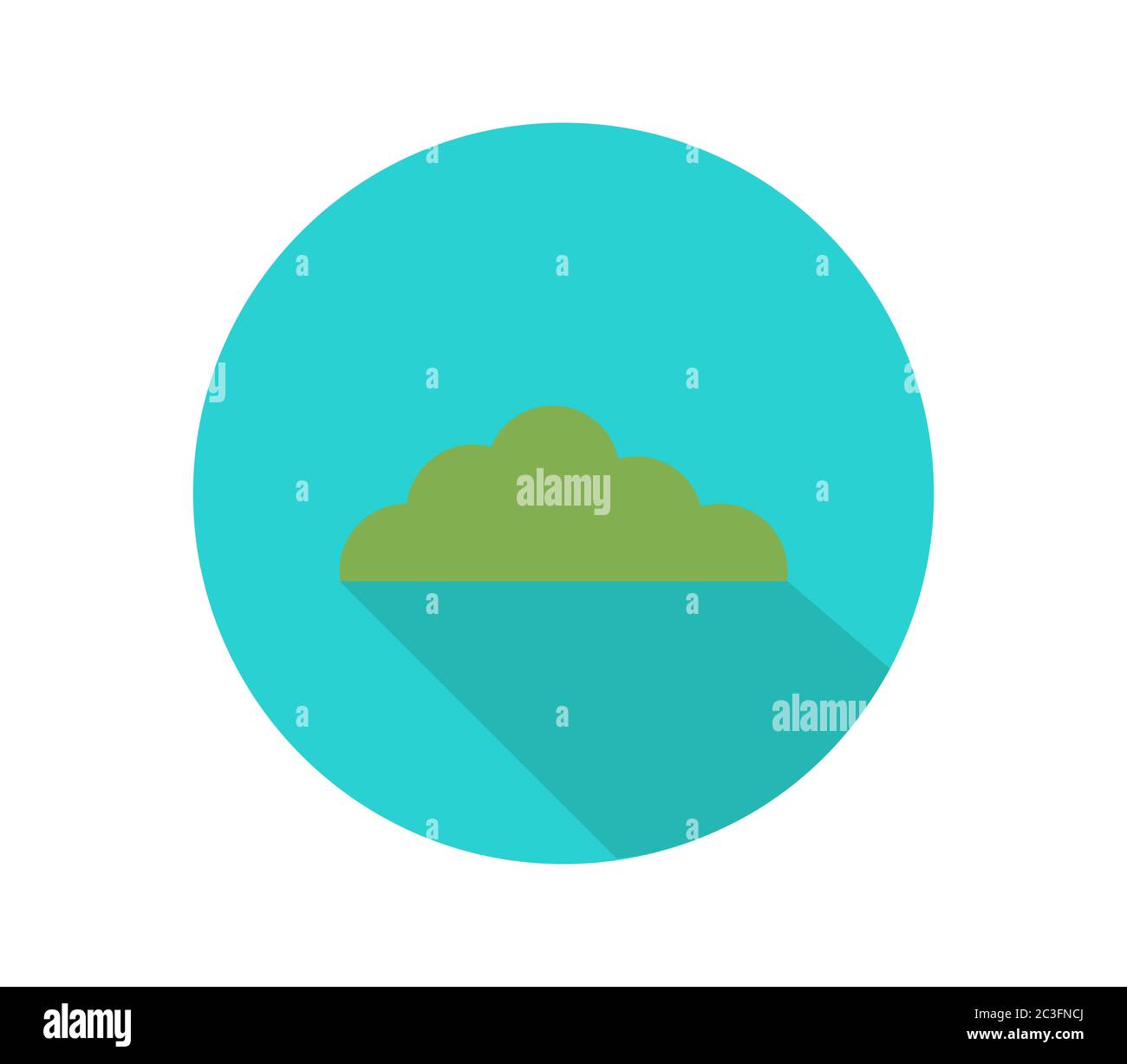 bush icon illustrated in vector on white background Stock Photo - Alamy