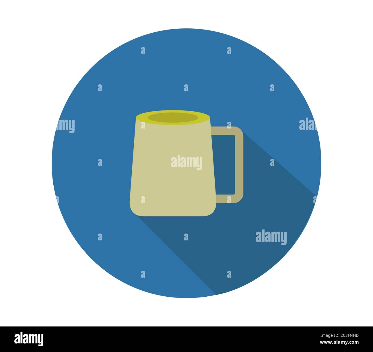 beer icon illustrated in vector on white background Stock Photo - Alamy