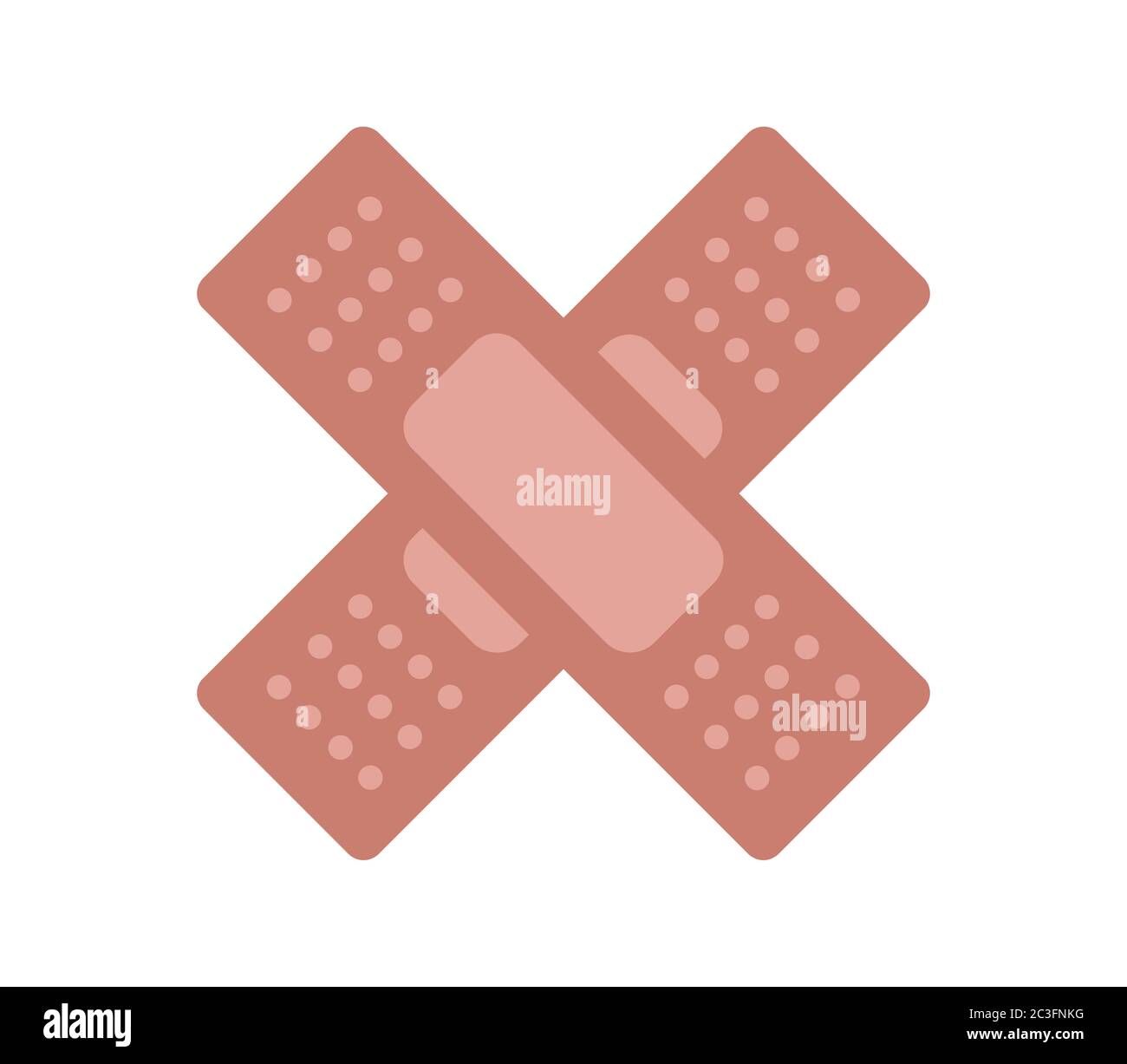 plaster icon illustrated in vector on white background Stock Photo - Alamy