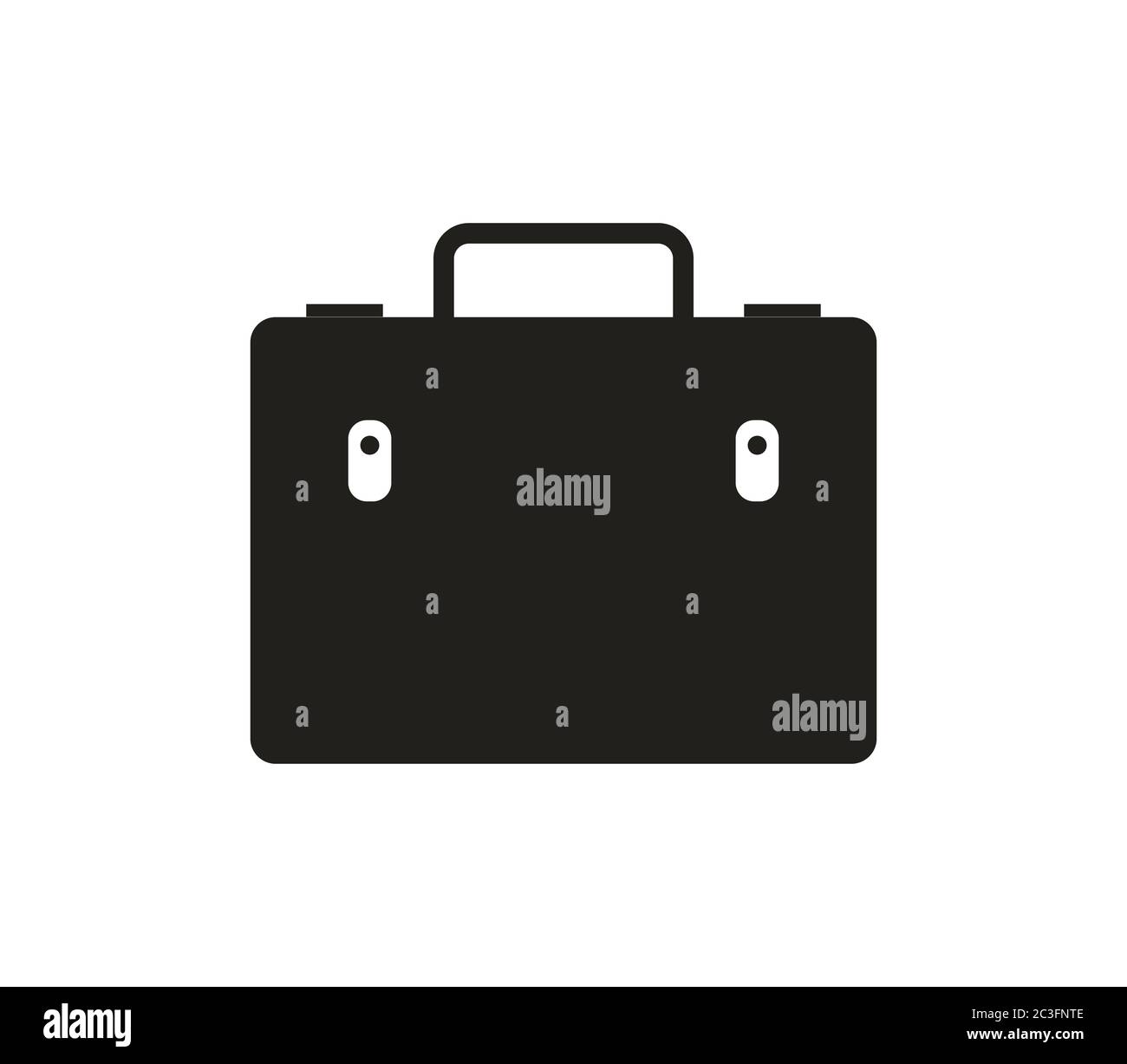 work bag icon illustrated in vector on white background Stock Photo - Alamy