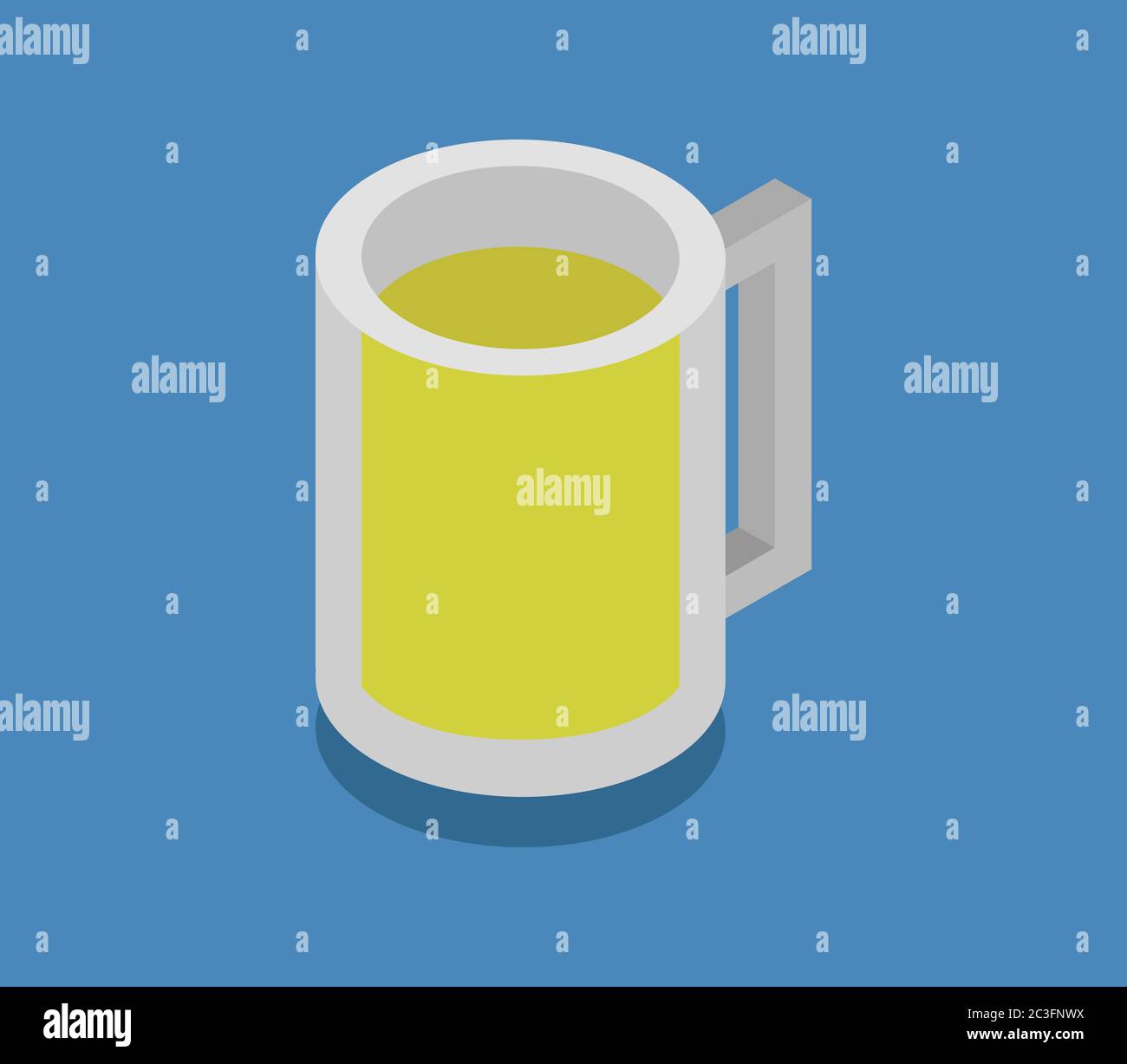 beer icon illustrated in vector on white background Stock Photo - Alamy