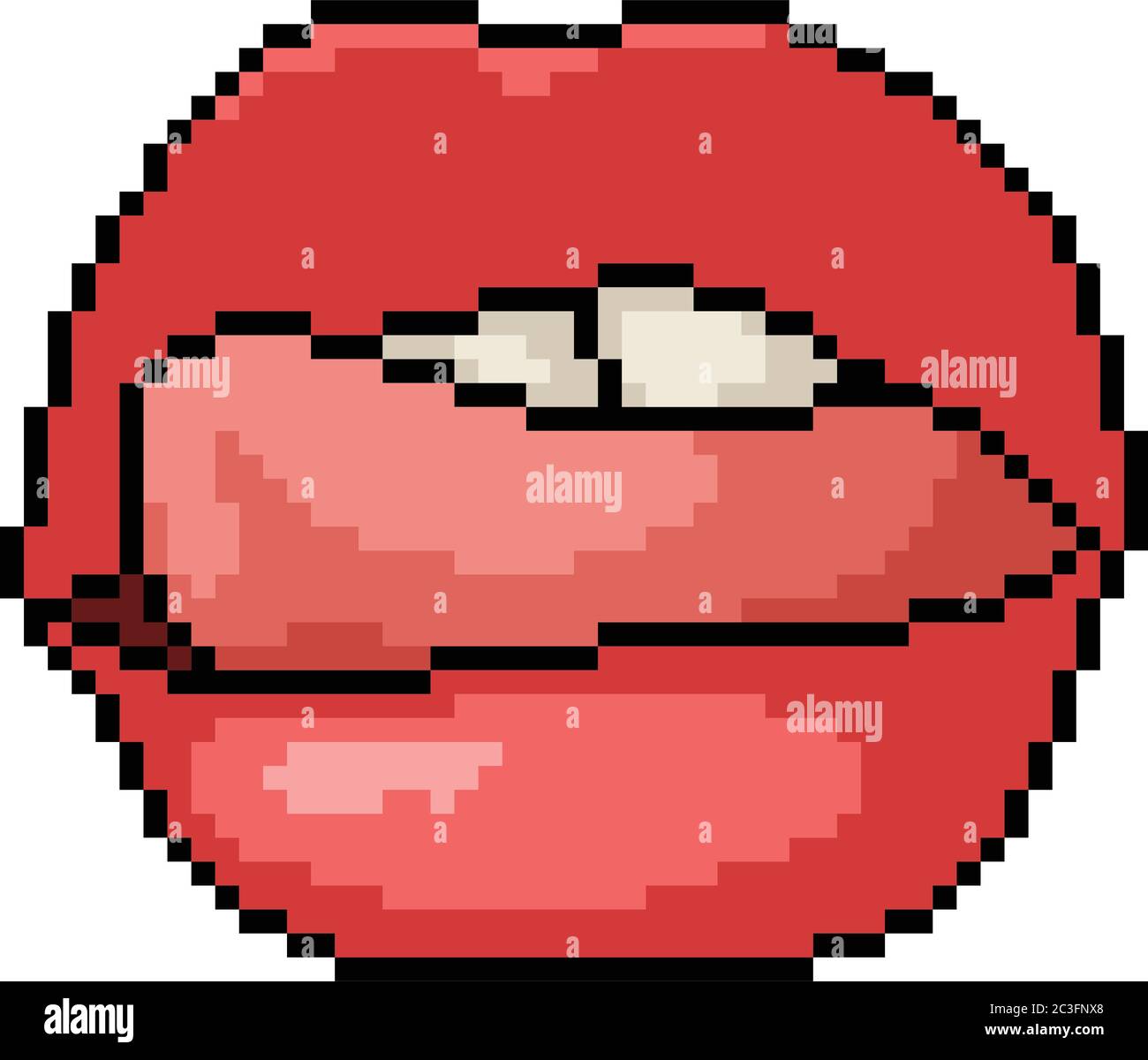 Mouth Pixel Art