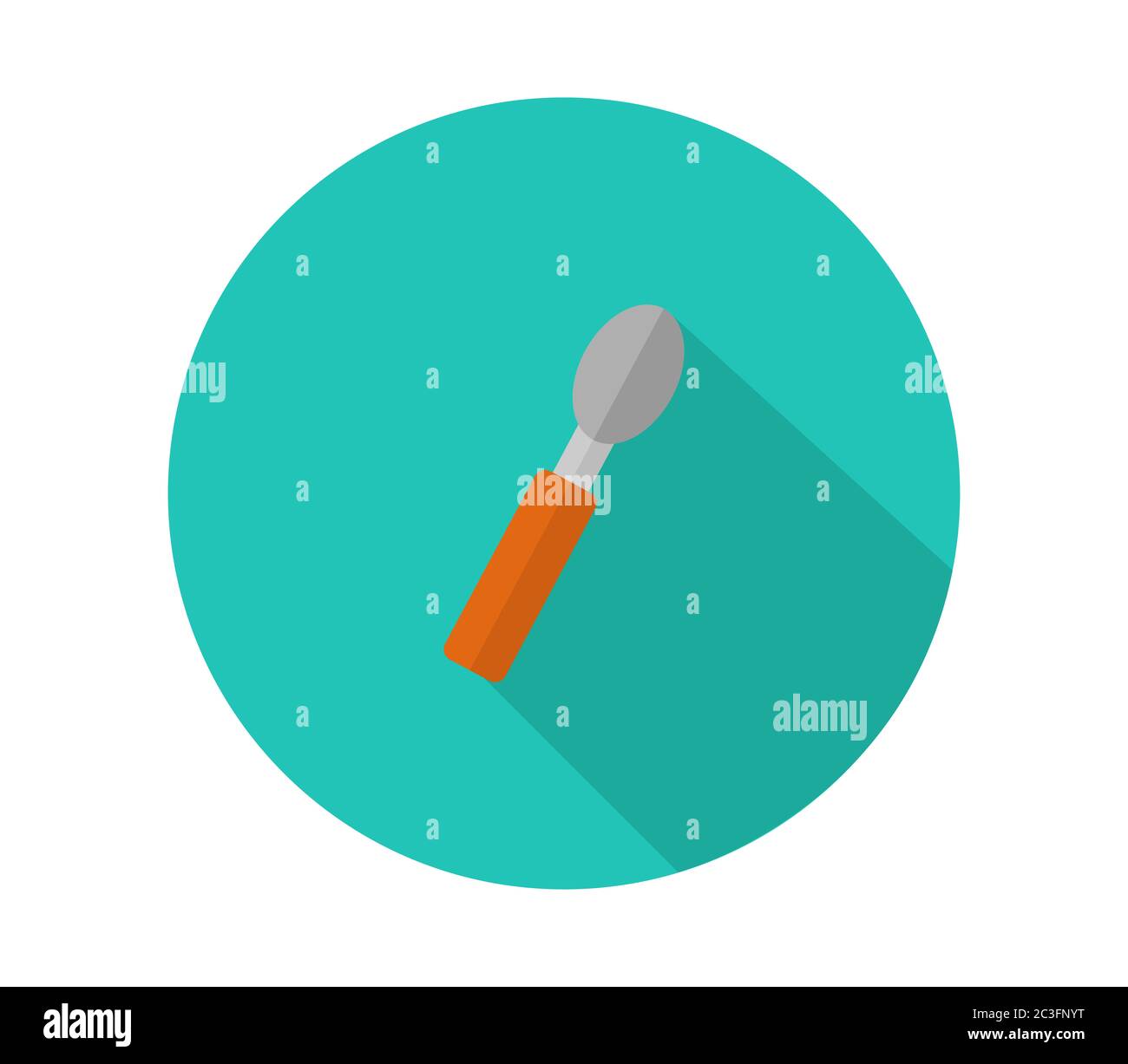 Spoon fork icon in Cut Out Stock Images & Pictures - Alamy