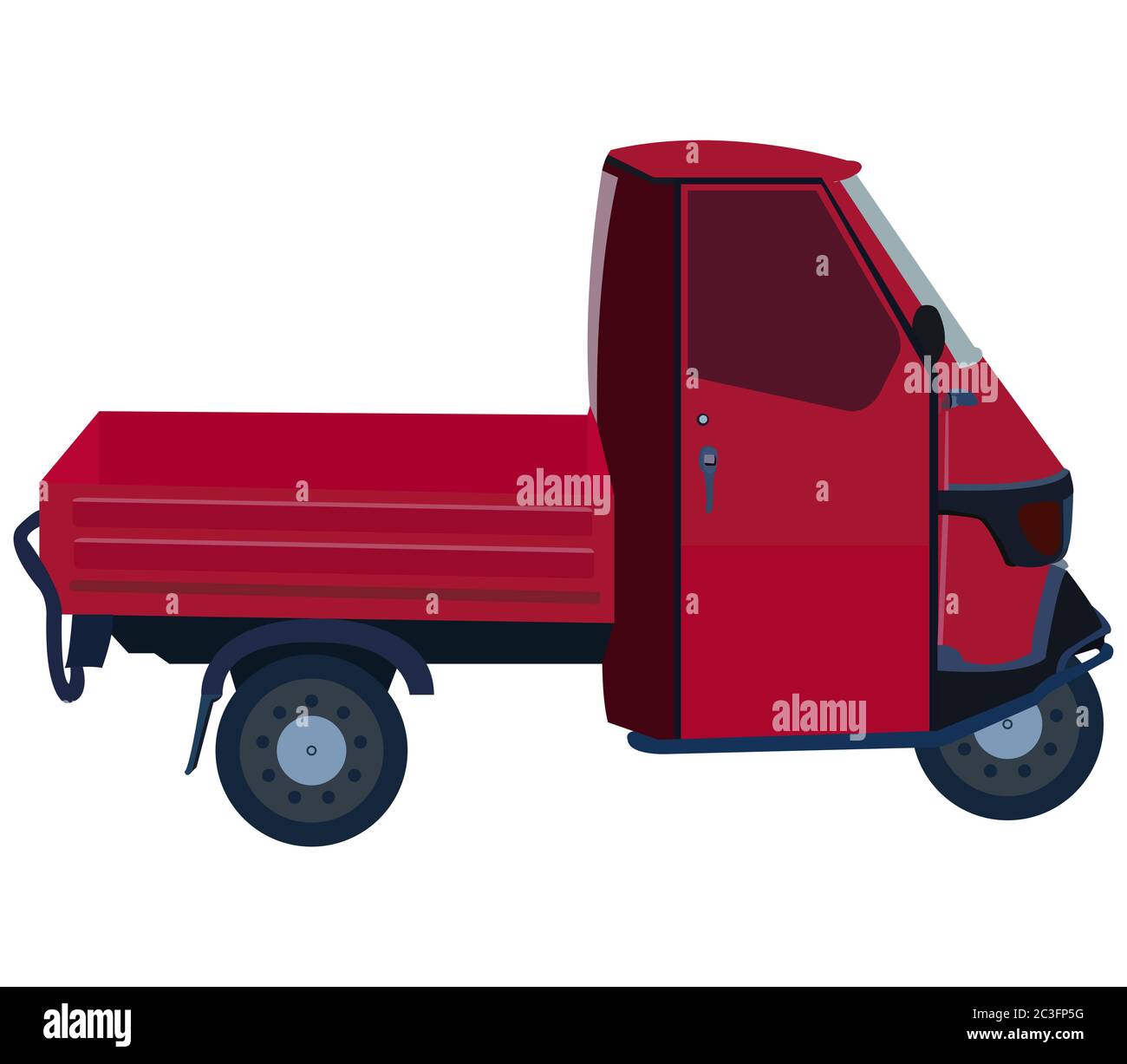 ape car icon illustrated in vector on white background Stock Photo - Alamy