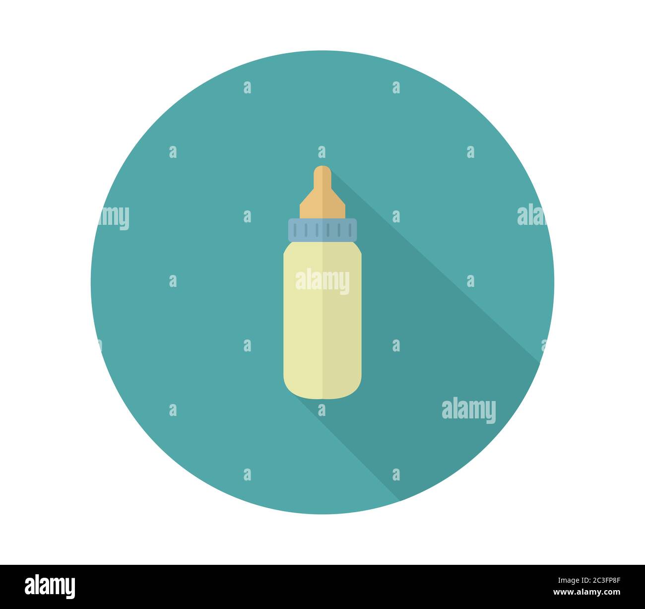 baby bottle icon illustrated in vector on white background Stock Photo ...