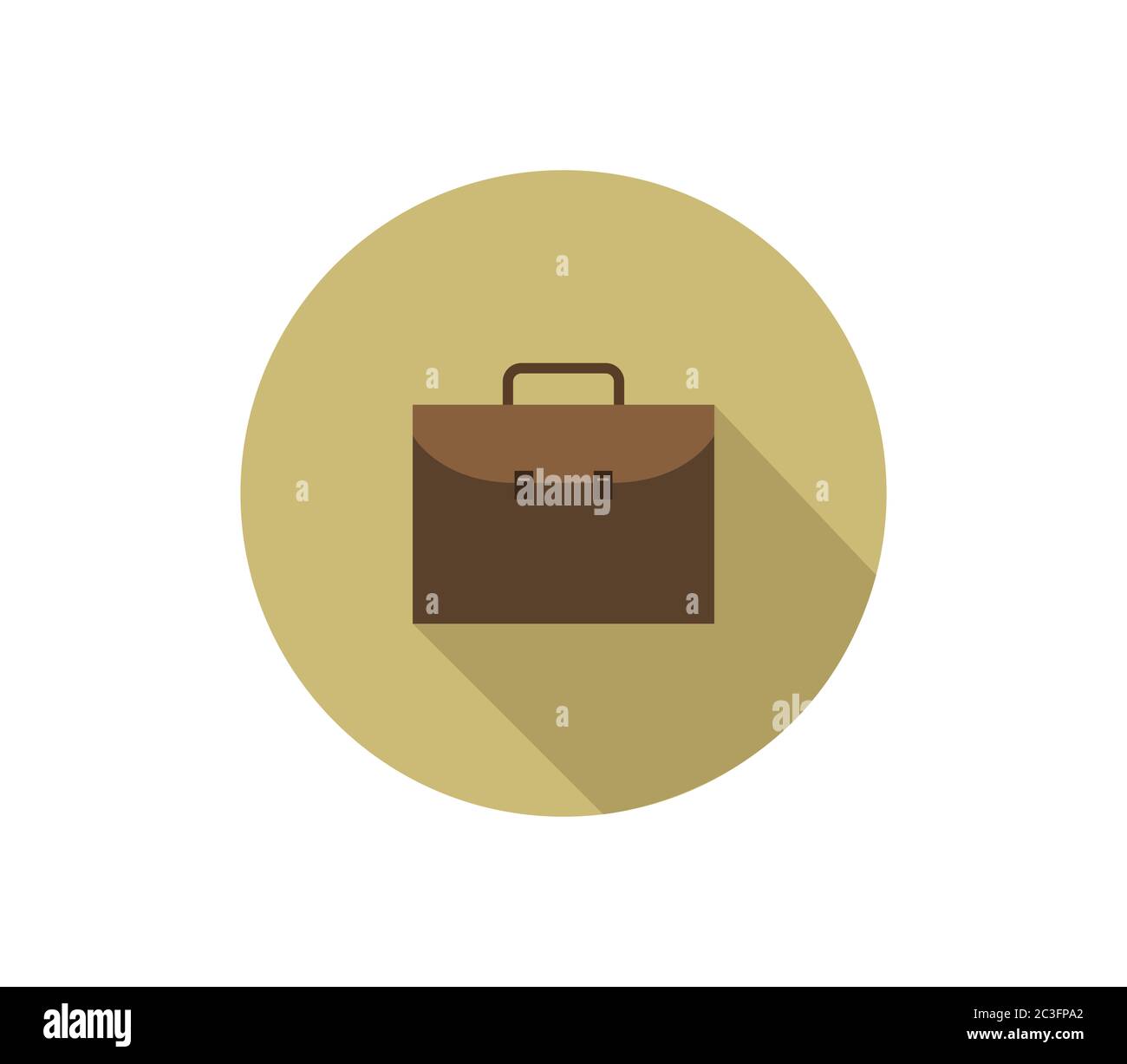 work bag icon illustrated in vector on white background Stock Photo - Alamy