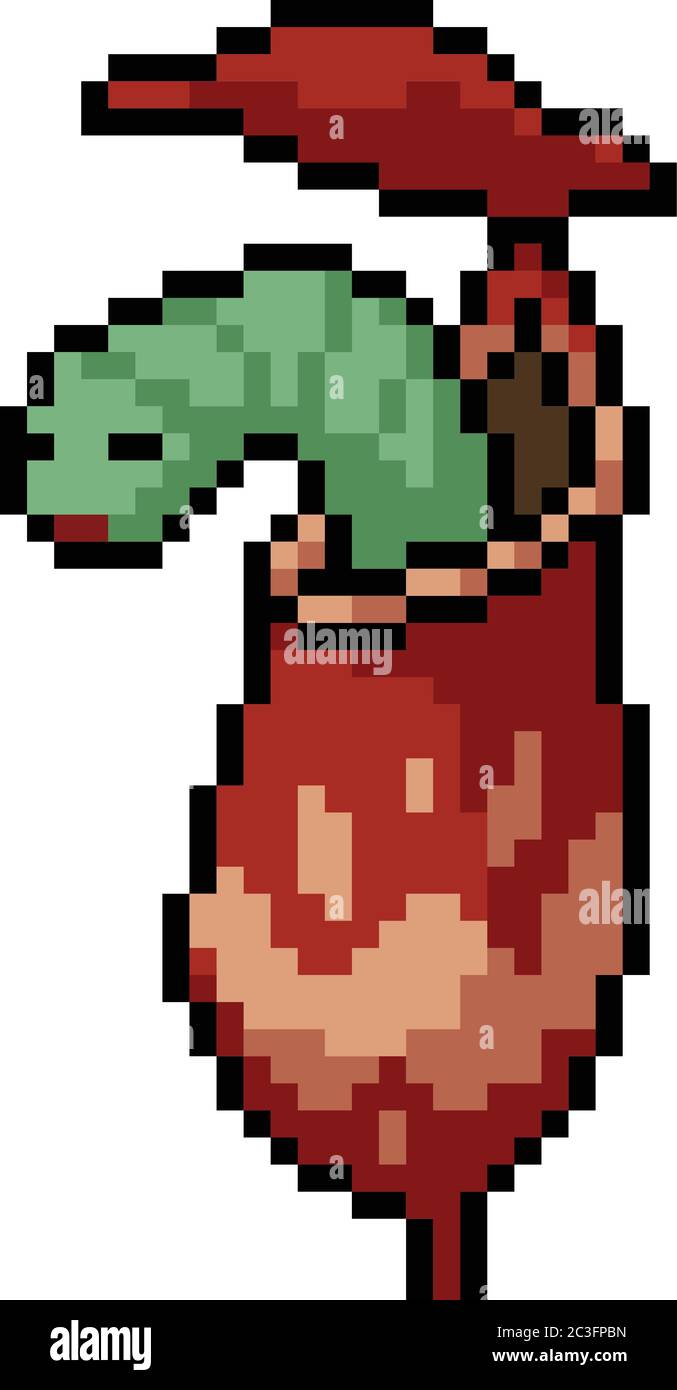 Worm eating plant Stock Vector Images - Alamy