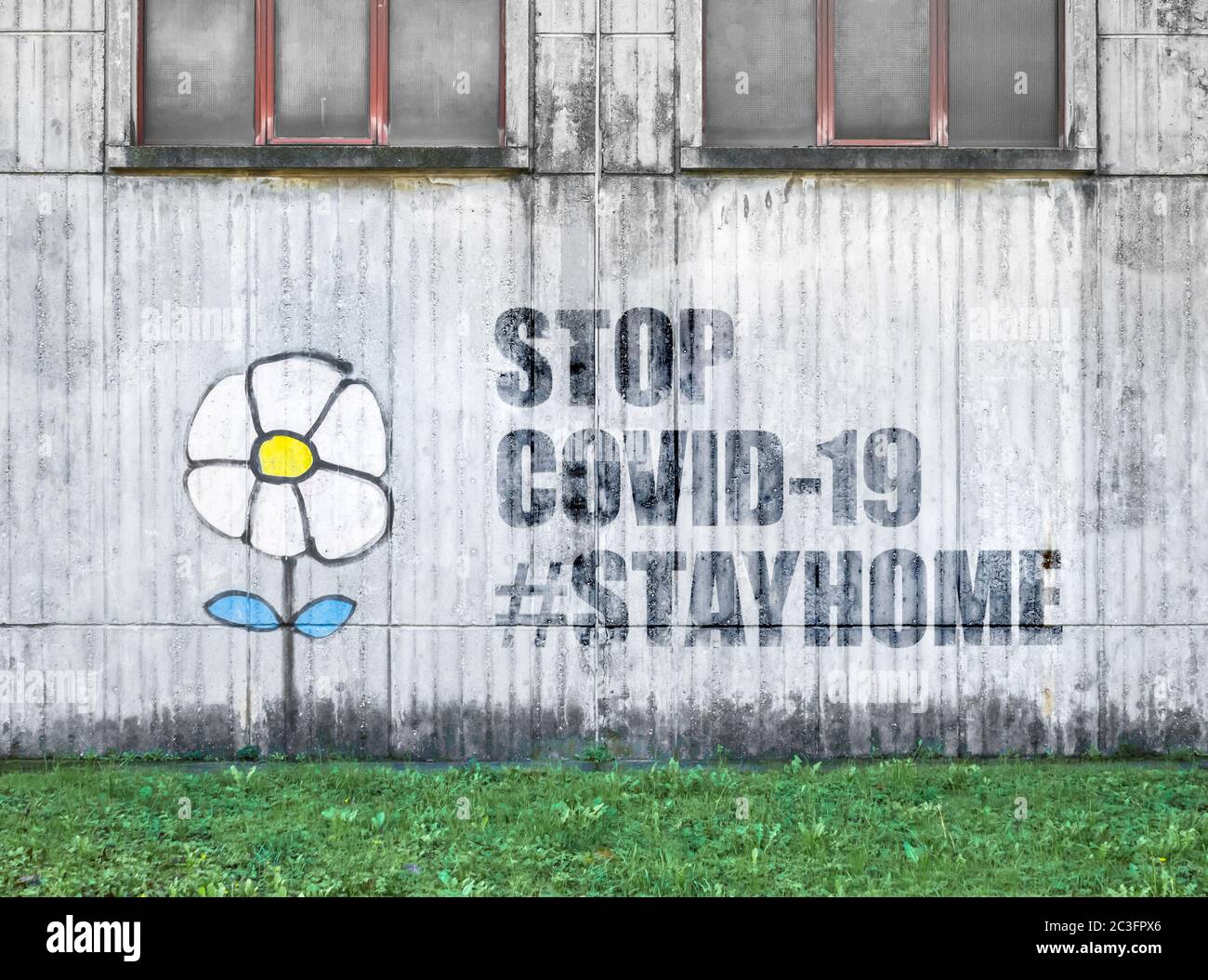 Flower stop sign hi-res stock photography and images - Alamy