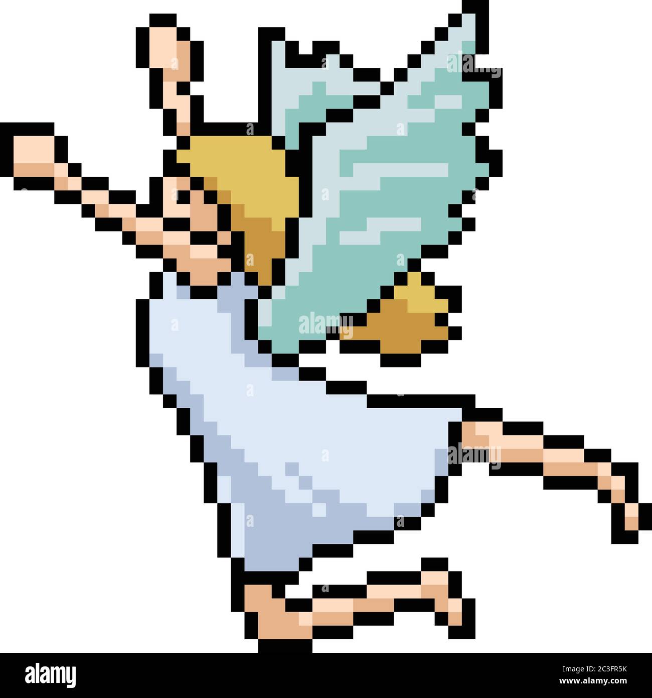 Pixel art angel hi-res stock photography and images - Alamy
