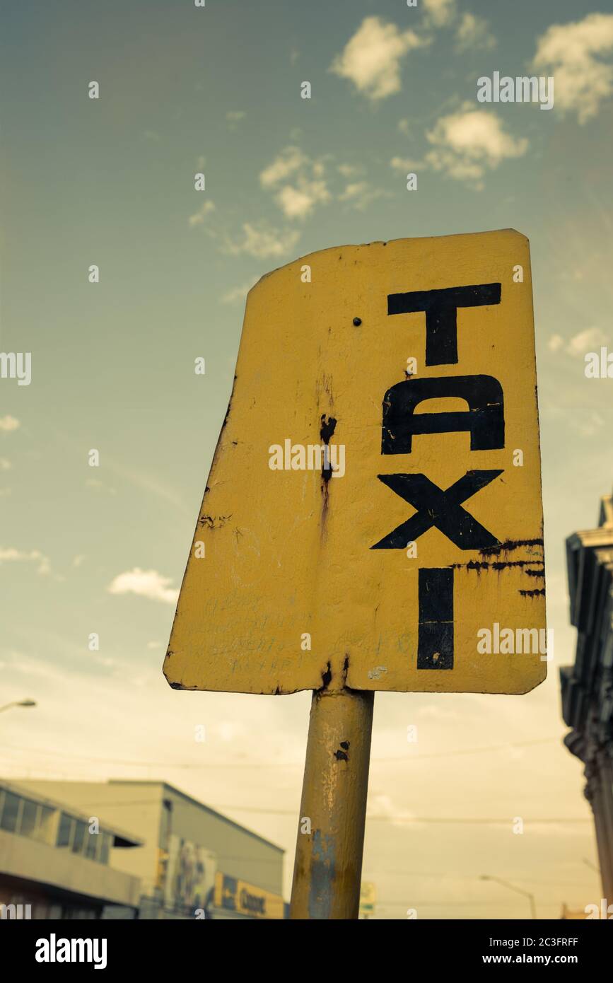 Taxi stand mexico hi-res stock photography and images - Alamy