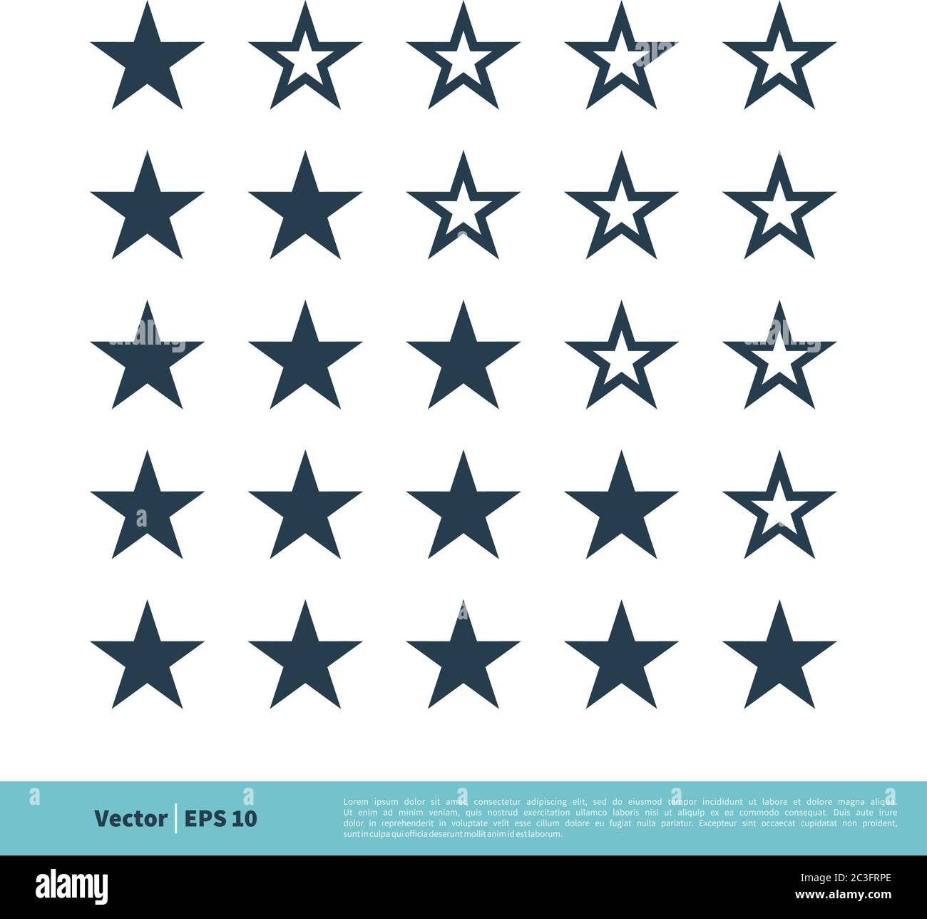 Star Rating Icon Vector Logo Template Illustration Design. Vector EPS ...