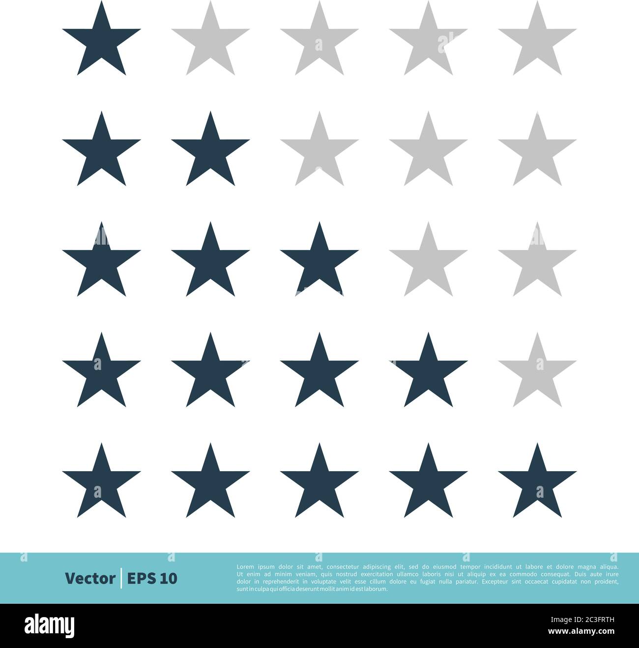 Star Rating Icon Vector Logo Template Illustration Design. Vector EPS ...